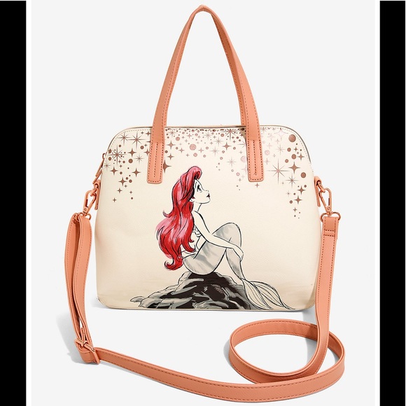 Loungefly | Bags | Loungefly Disney Classic Ariel Dome Crossbody Bag ...